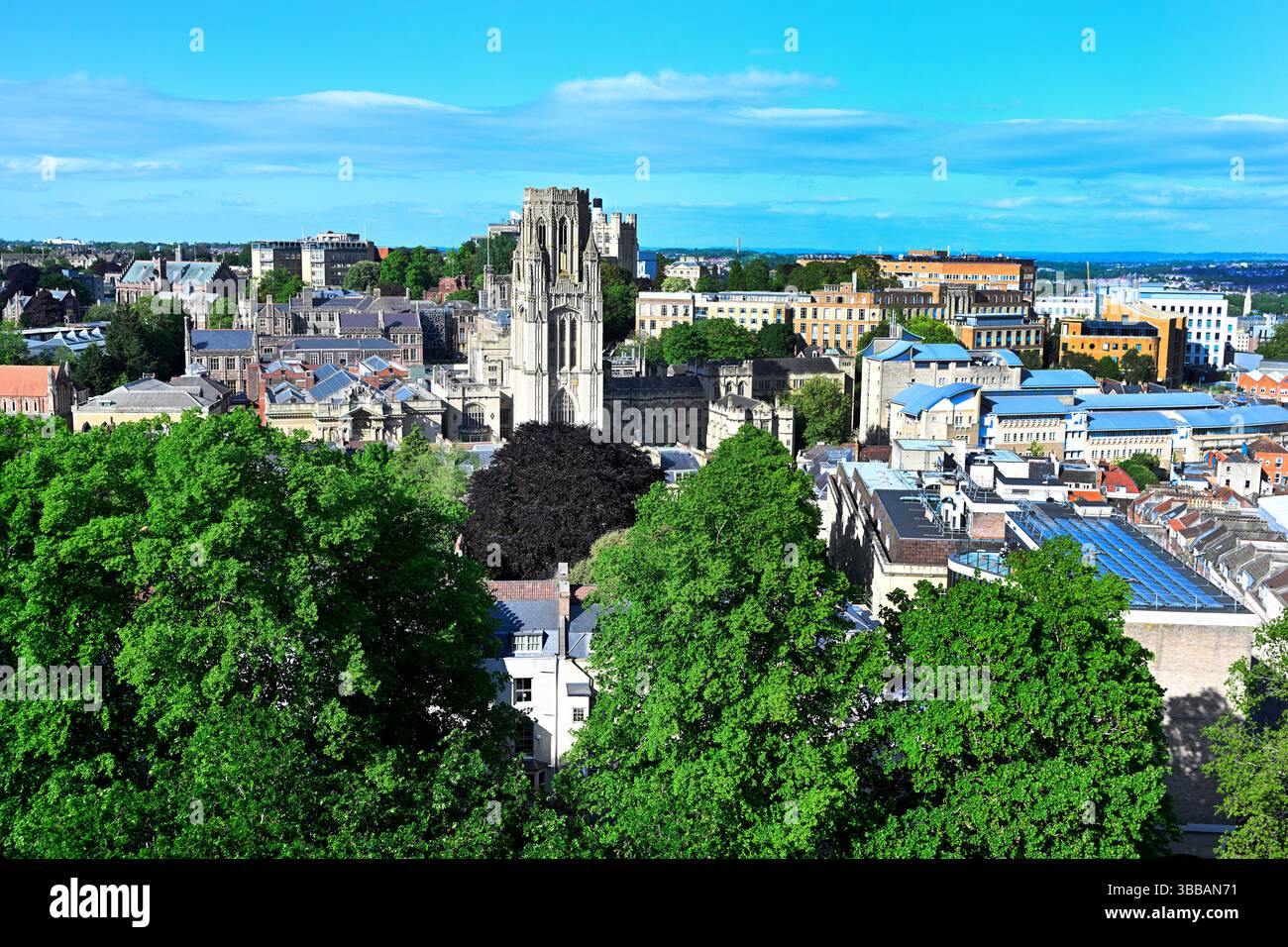 Cabot Tower on Brandon Hill Bristol Stock Photo - Alamy