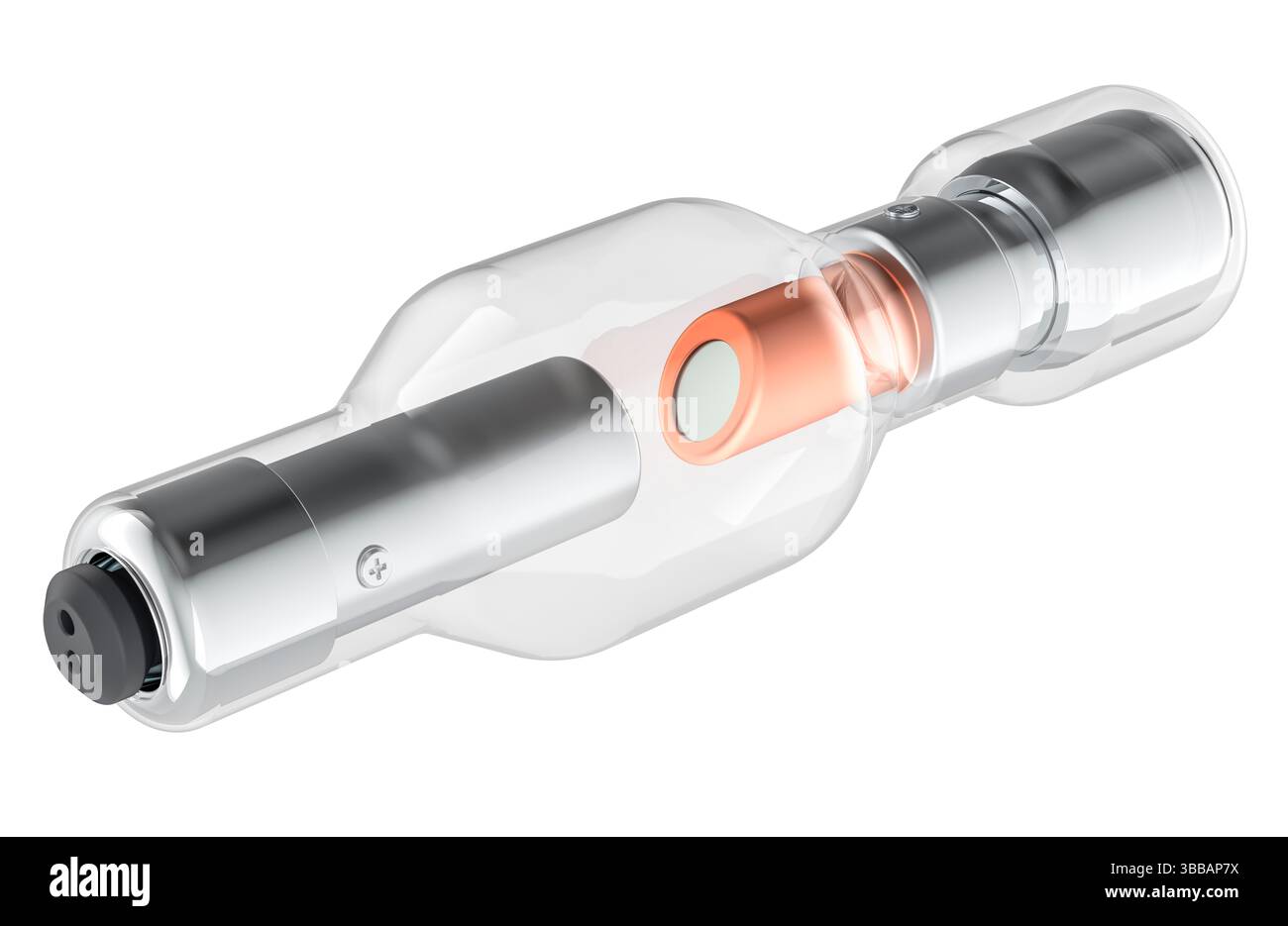 X-ray Tube. 3D rendering isolated on white background Stock Photo - Alamy