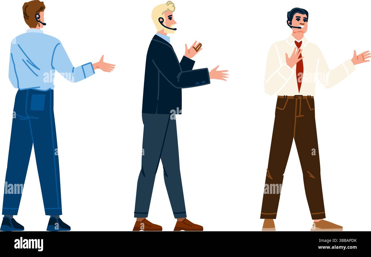 communicator public speaker man vector Stock Vector Image & Art - Alamy