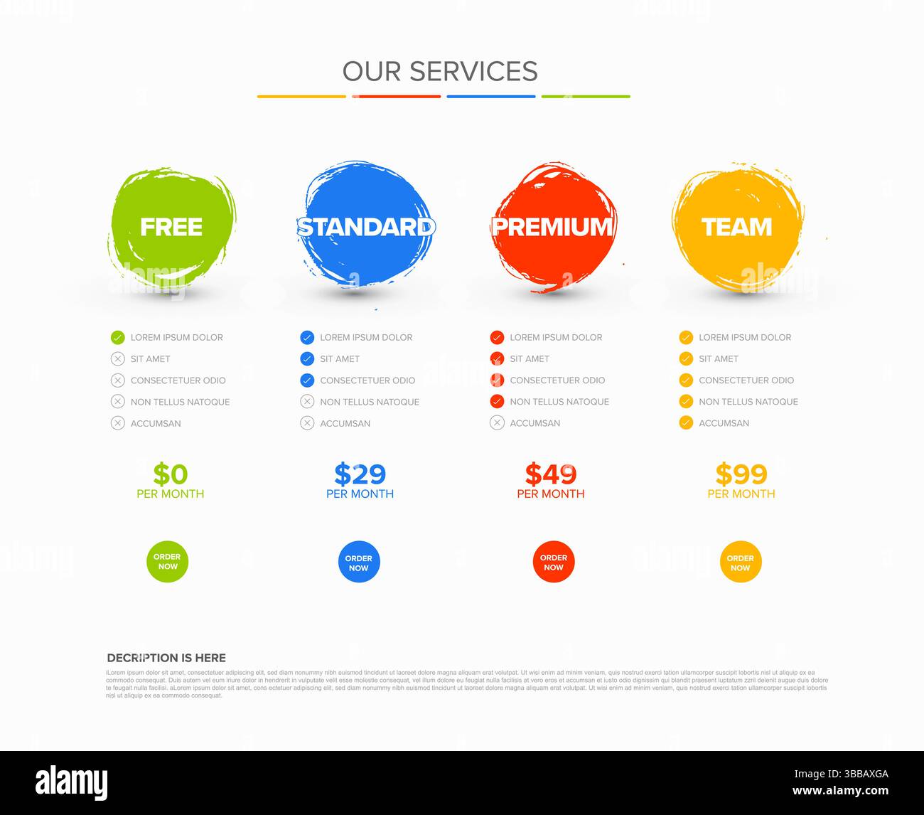 Table including Stock Vector Images - Alamy