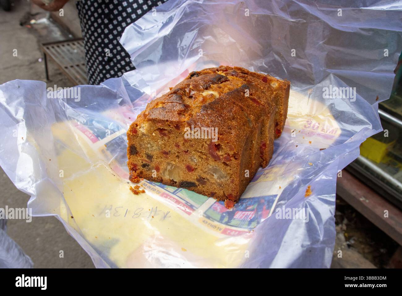 traditional fruit cake at AJMIRI'S bakery in Kolkata, West Bengal ...