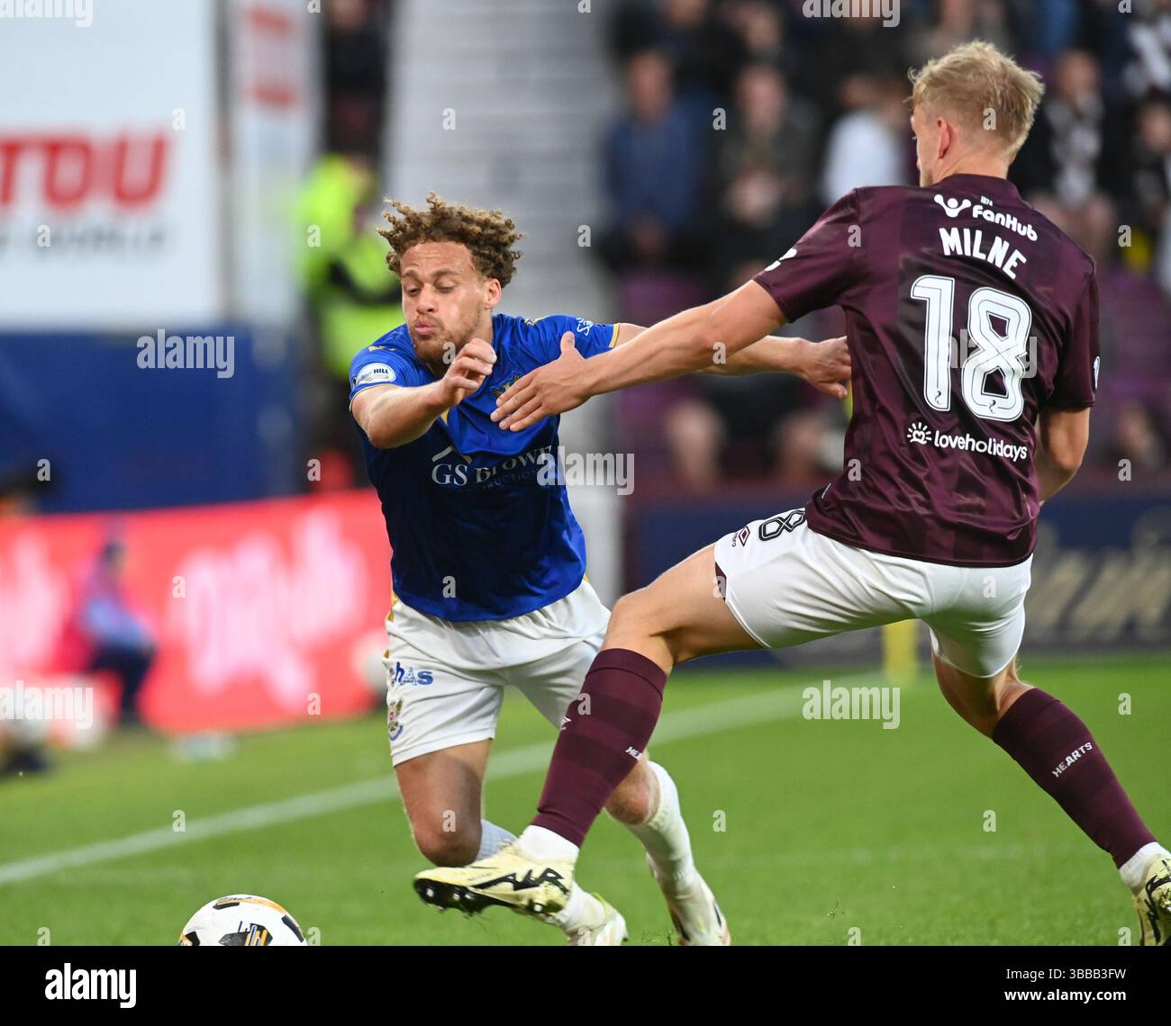 Tynecastle Park Edinburgh Scotland UK.14th May 25 William Hill Scottish ...