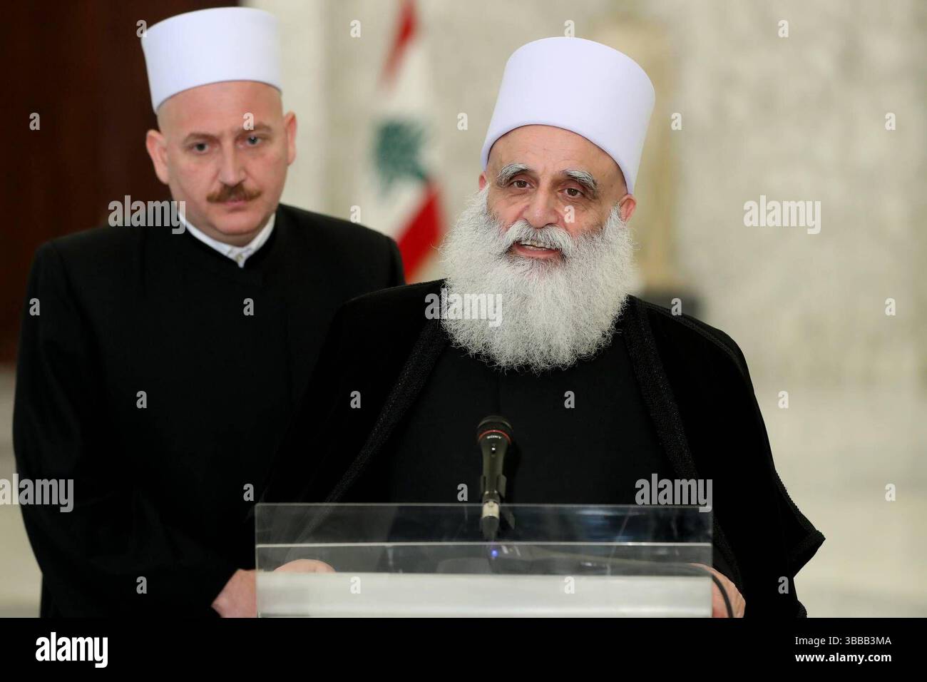 Lebanese President Joseph Aoun meets with the Sheikh of the Druze ...