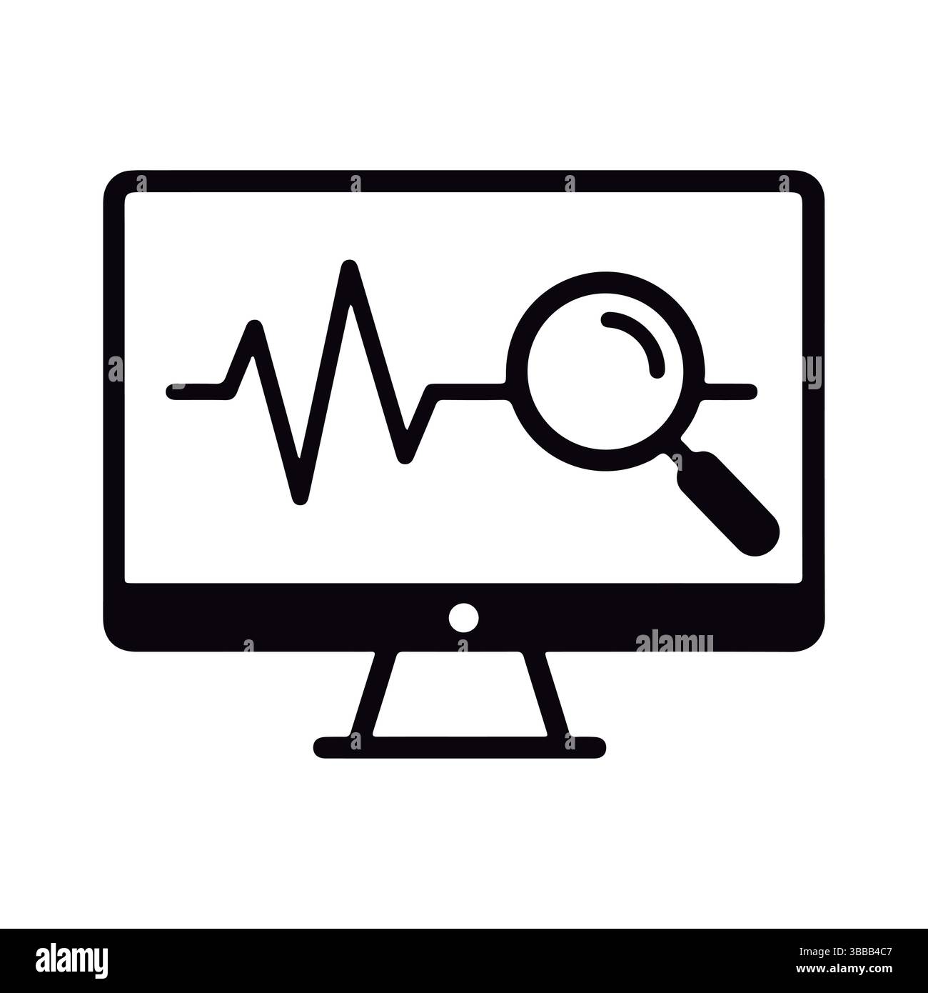 Monitoring Analysis. Digital Investigation Stock Vector Image & Art - Alamy
