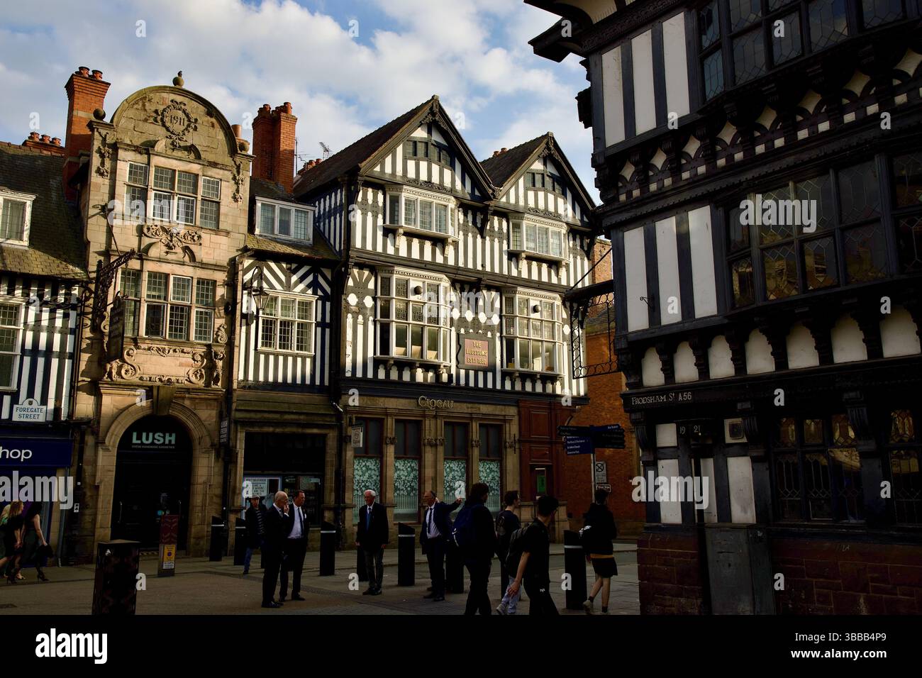 Chester old English town Stock Photo - Alamy