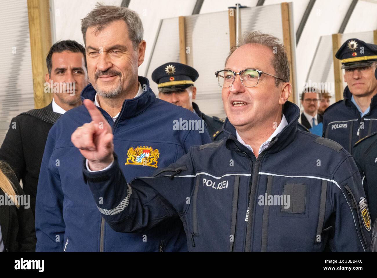 15 May 2025, Bavaria, Kiefersfelden: Federal Minister of the Interior ...