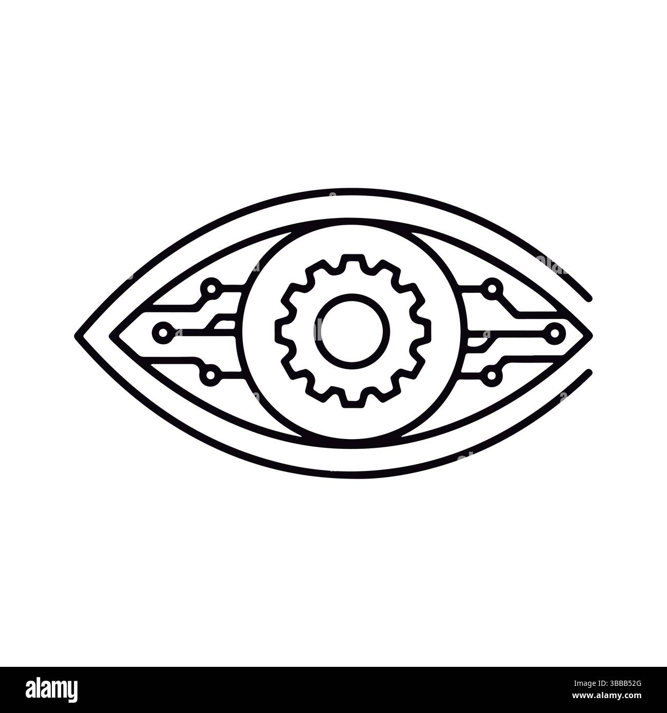Inner eye Stock Vector Images - Alamy
