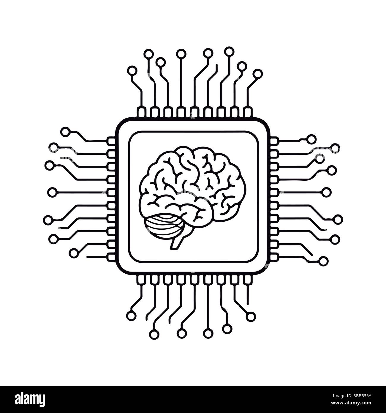 Cognitive brain circuit hi-res stock photography and images - Alamy