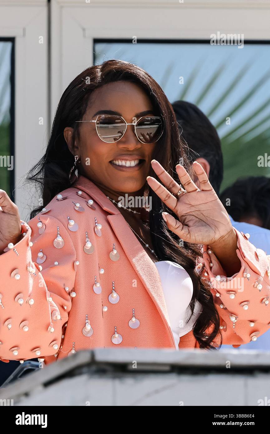 Milan, Italy. 15th May, 2025. Cannes, The cast arrives at the Mission ...
