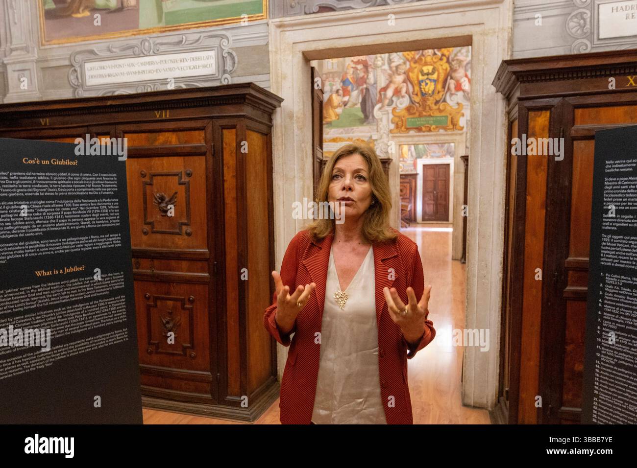 Vatican Museums collection of Minute Mosaics Barbara Jatta, director of ...