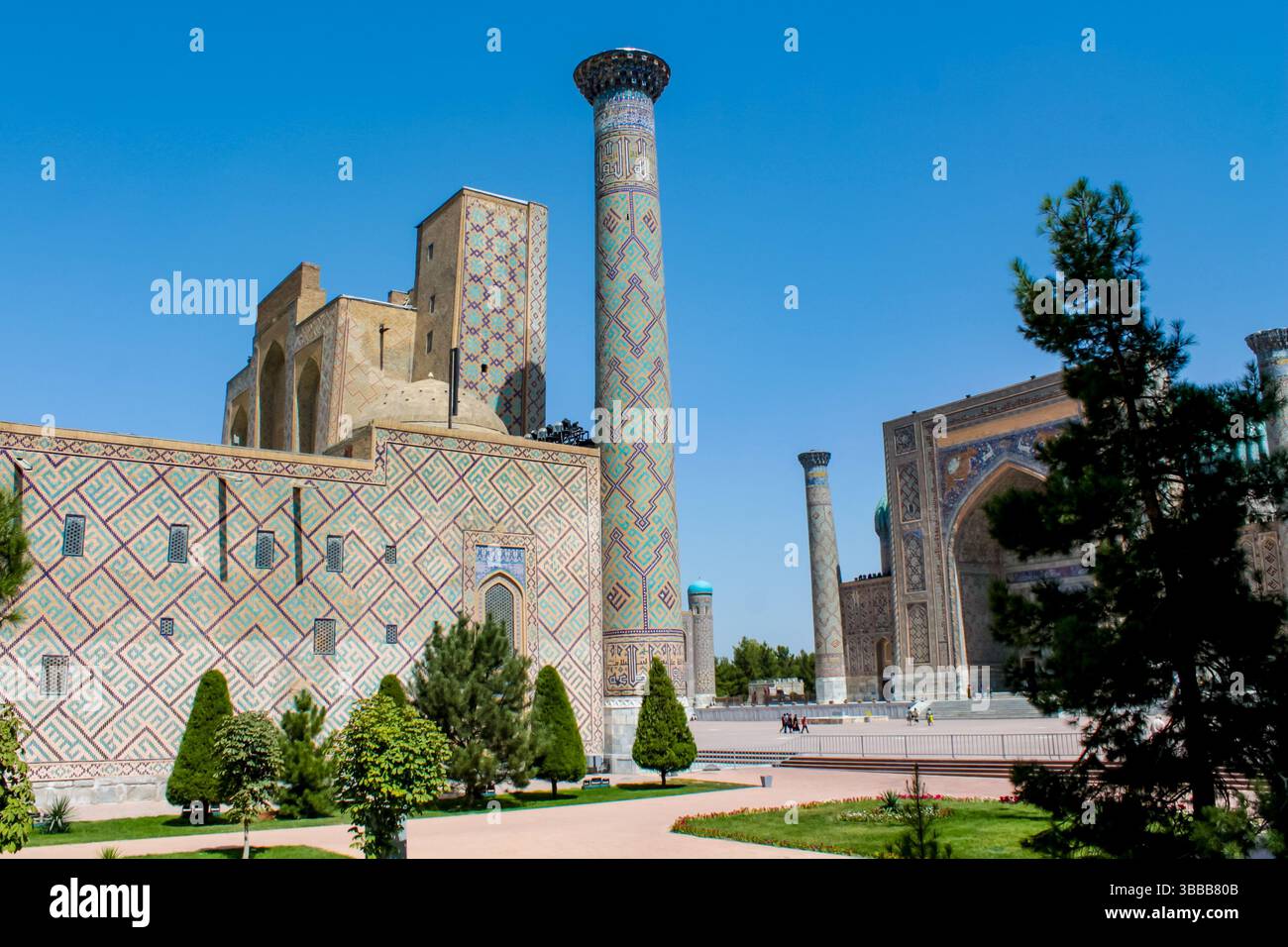 Uzbekistan classic architecture of historical buildings in the city of ...