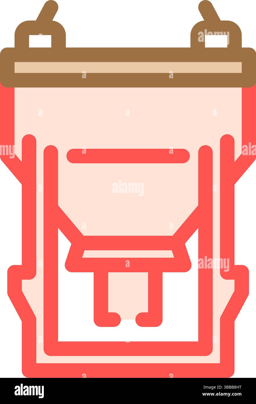 bucket cement color icon vector illustration Stock Vector Image & Art ...