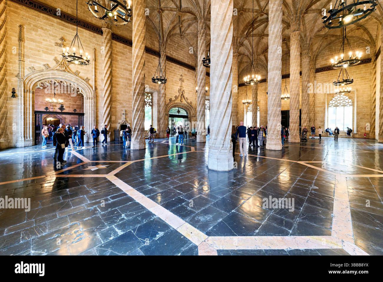 Valencia Spain. Lonja de la Seda - Date: 22 - 04 - 2025 Stock Photo - Alamy