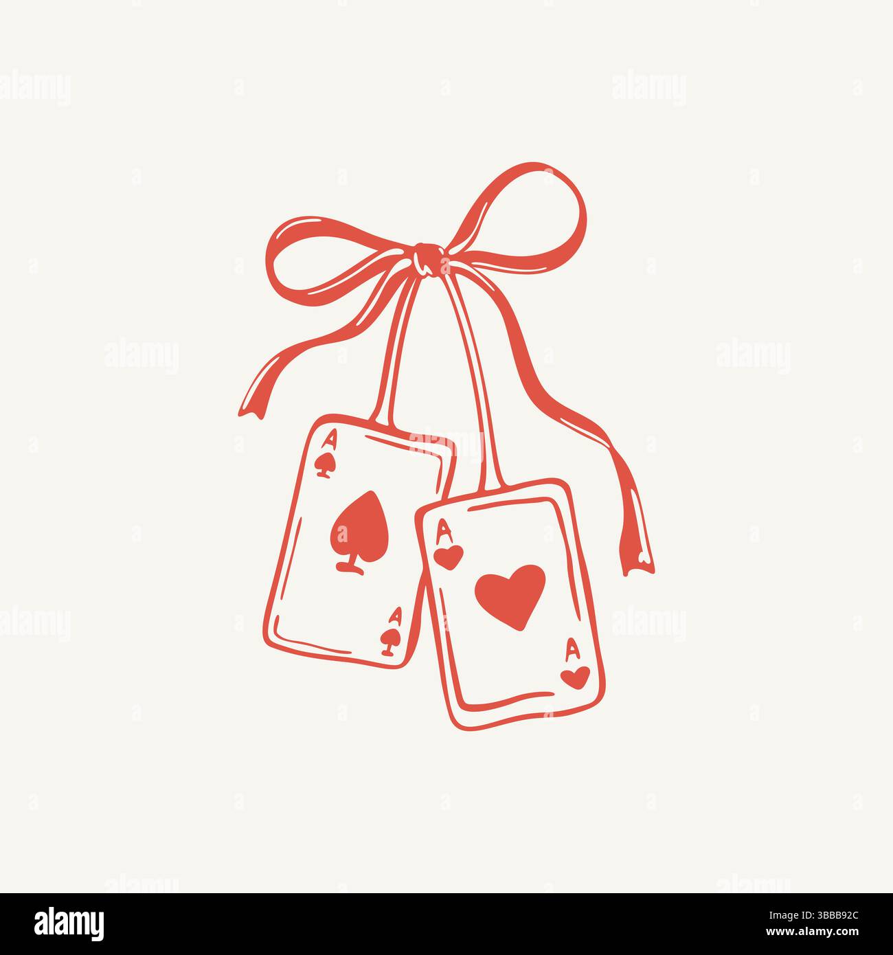 Hand drawn deck cards Stock Vector Images - Alamy