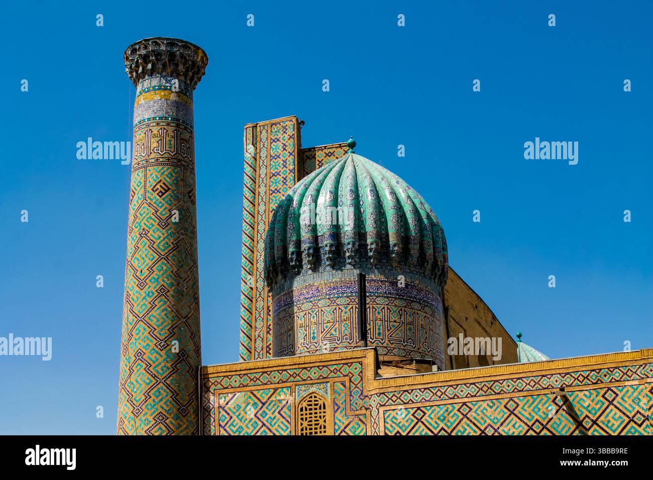Uzbekistan classic architecture of historical buildings in the city of ...