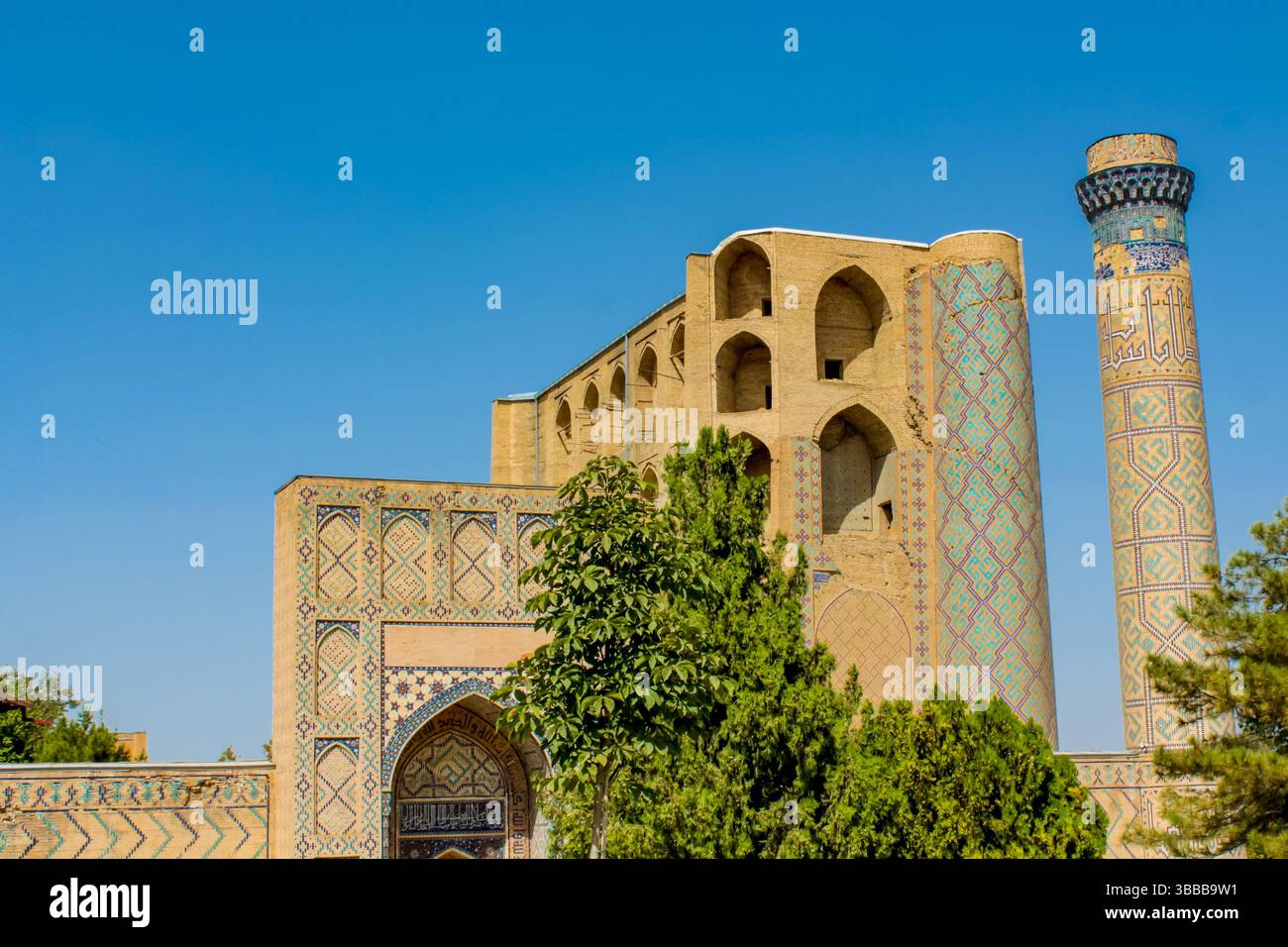 Uzbekistan classic architecture of historical buildings in the city of ...