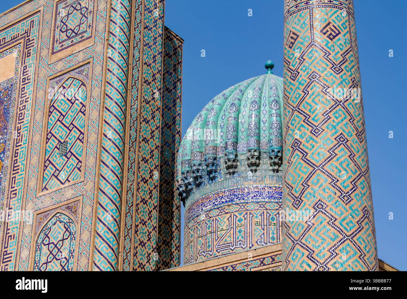 Uzbekistan classic architecture of historical buildings in the city of ...