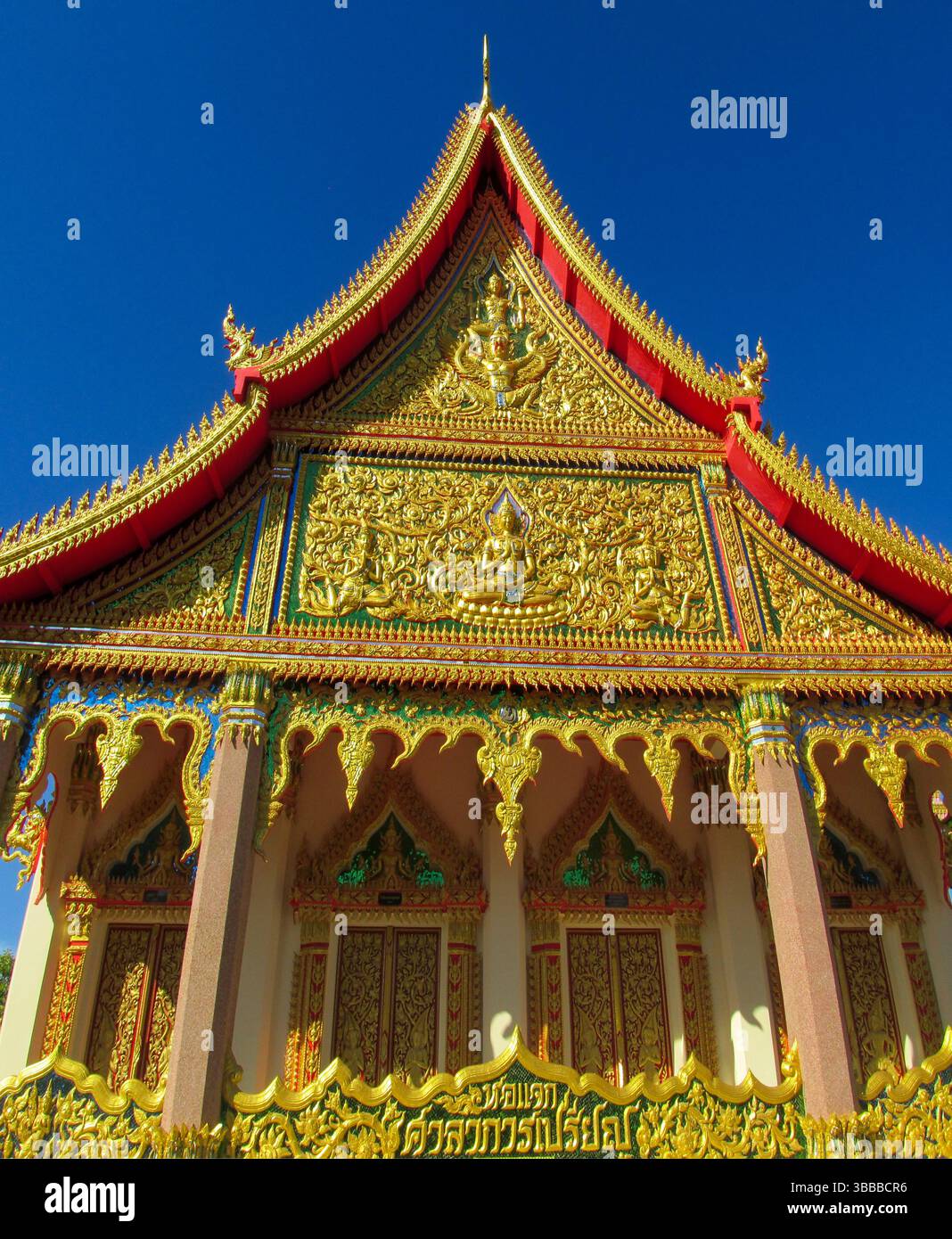 Thailand architecture of beautiful colorful buddhist temples. Religious ...