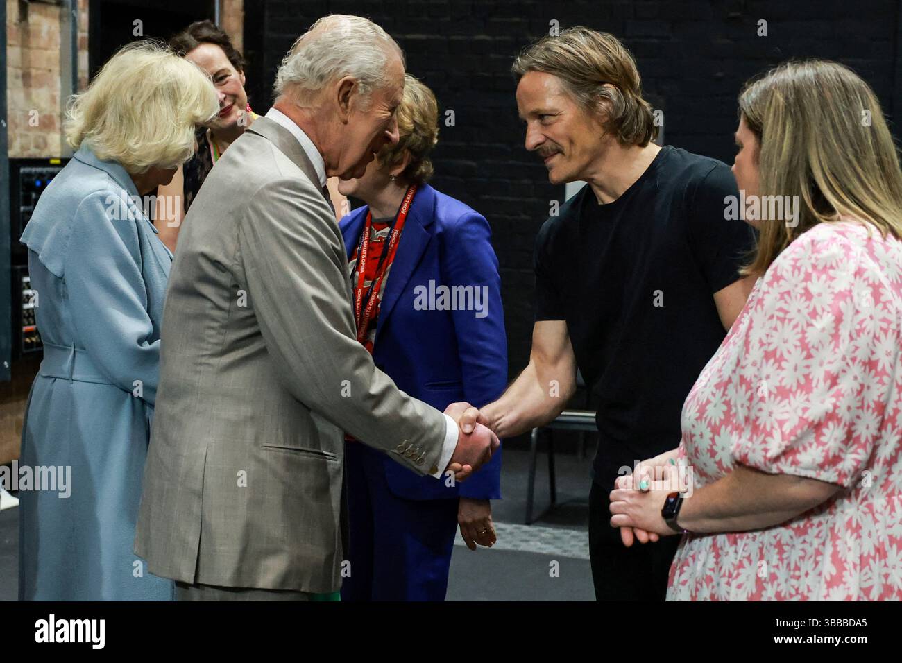 Britain's King Charles III meets Thomas Whitehead, Principal Character ...