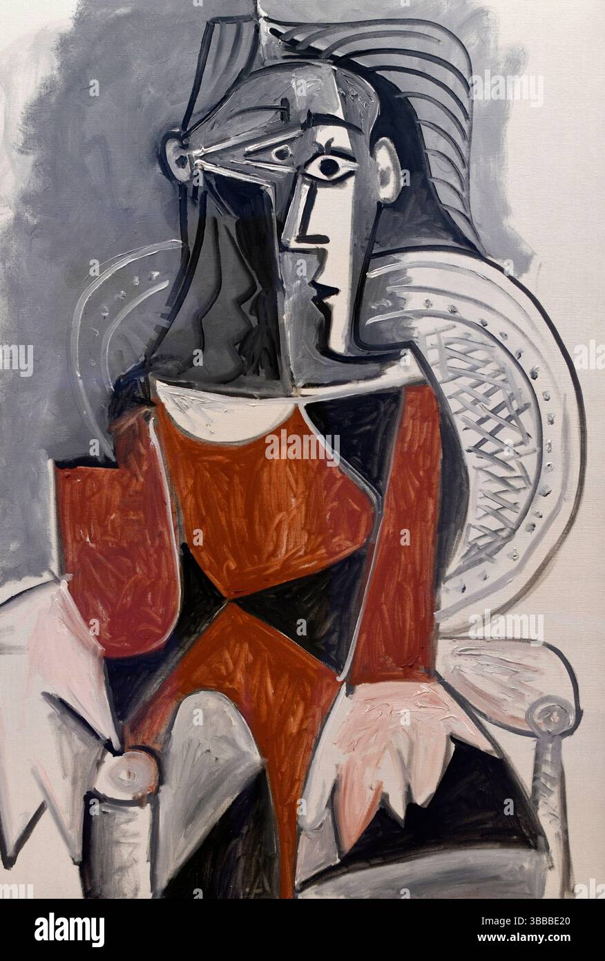 Seated Woman in an Armchair, 1960, oil on canvas, Pablo Picasso ...