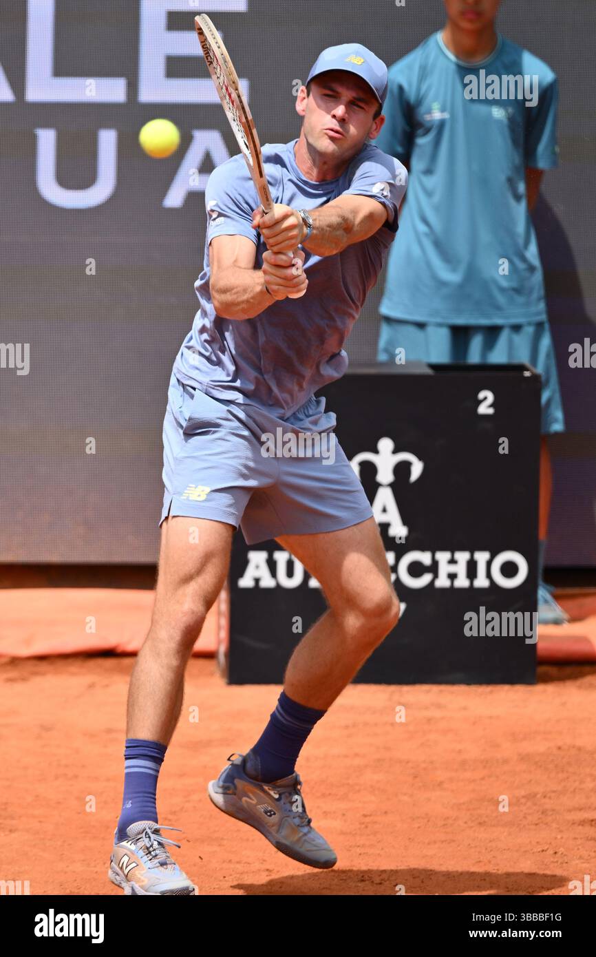 Tommy Paul (USA) in action against Hubert HURKACZ (POL) during the ...
