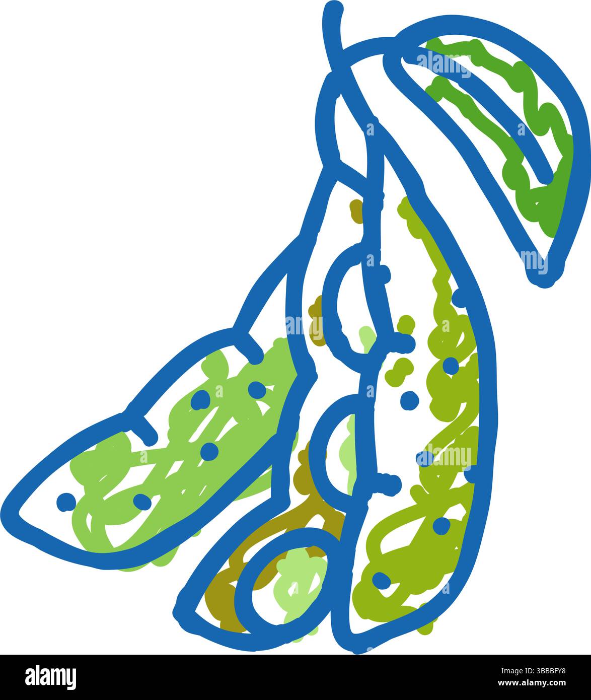 soy plant leaf icon doodle illustration Stock Vector Image & Art - Alamy