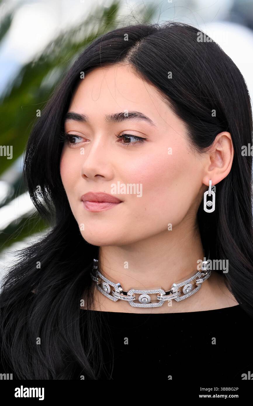 Camilla Aiko 78th Cannes Film Festival Photocall of the film -A pale view of hills- Palais des ...