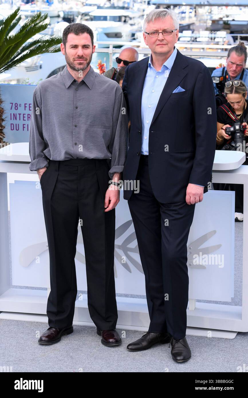 Italy. 15th May, 2025. Kevin Chneiweiss, Sergei Loznitsa 78th Cannes ...
