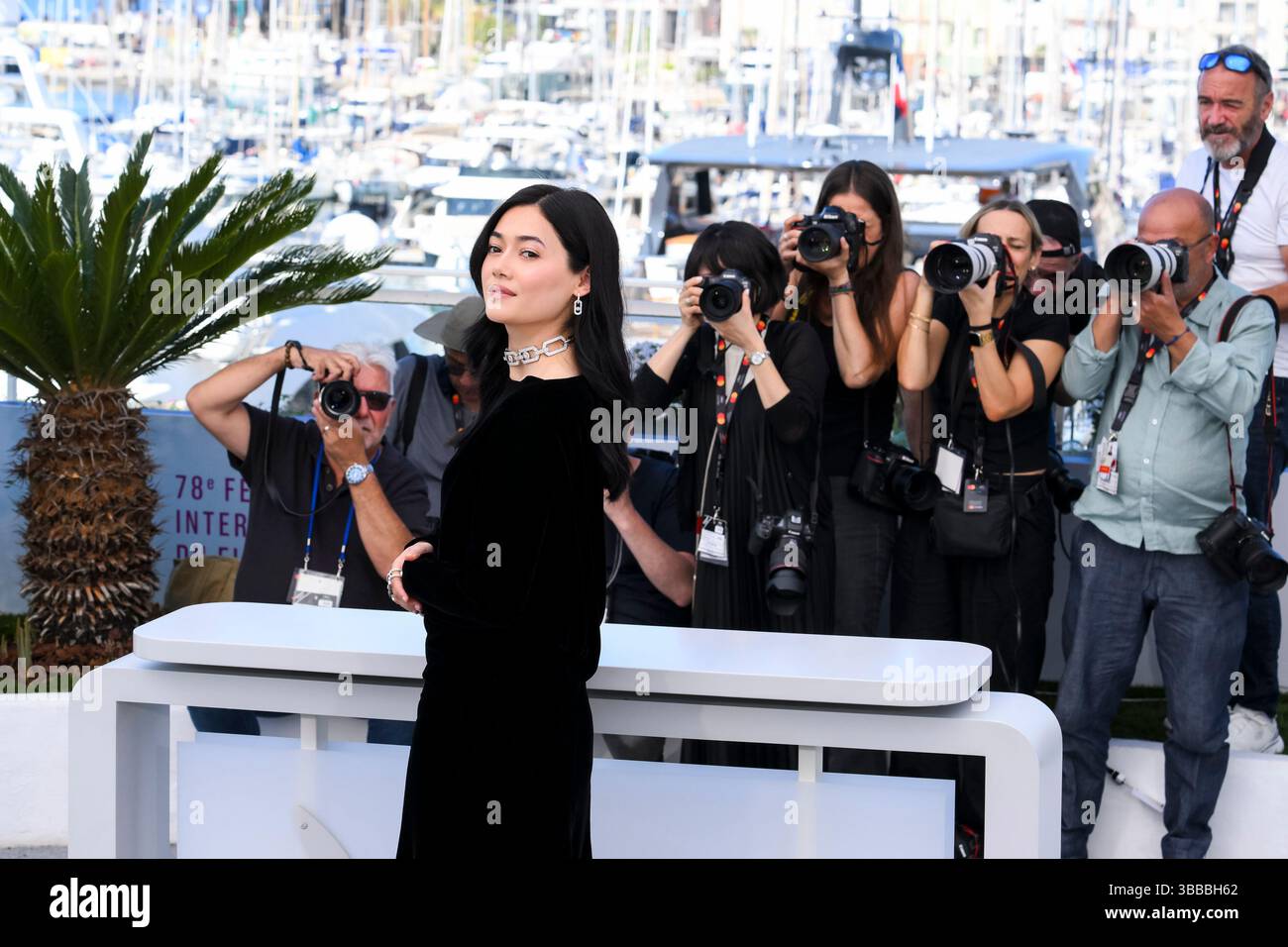 Camilla Aiko 78th Cannes Film Festival Photocall of the film -A pale view of hills- Palais des ...