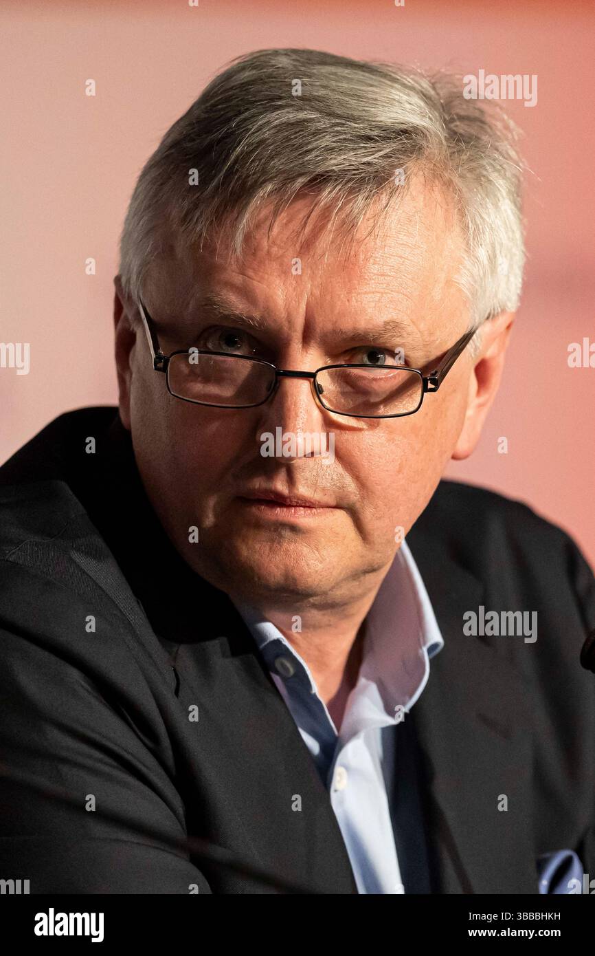 Cannes, France. 15th May, 2025. Sergei Loznitsa attends the "Two ...