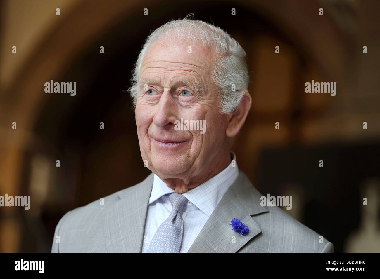 Britain's King Charles III visits Cartwright Hall, an art gallery and ...
