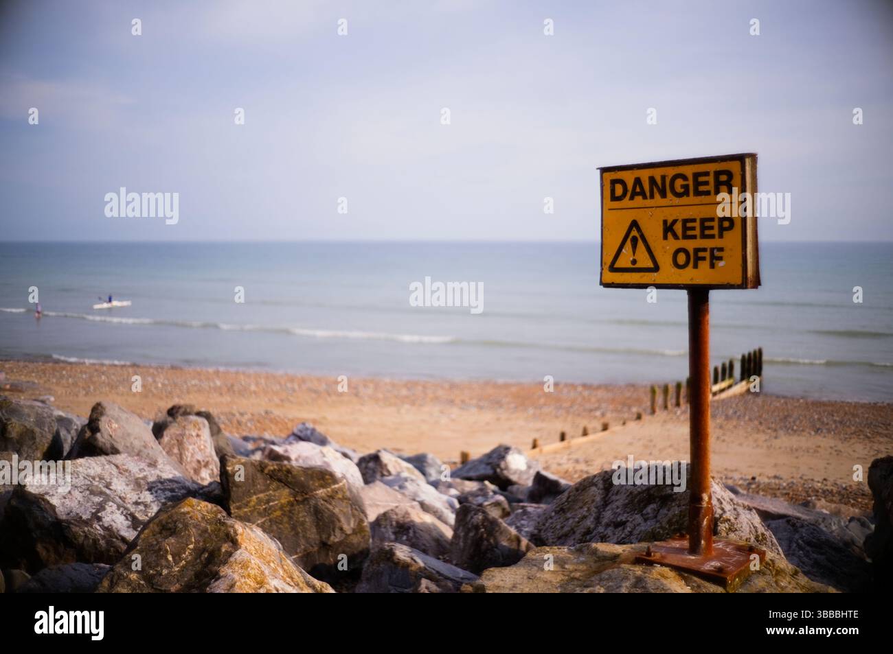 Danger sign keep off hi-res stock photography and images - Alamy