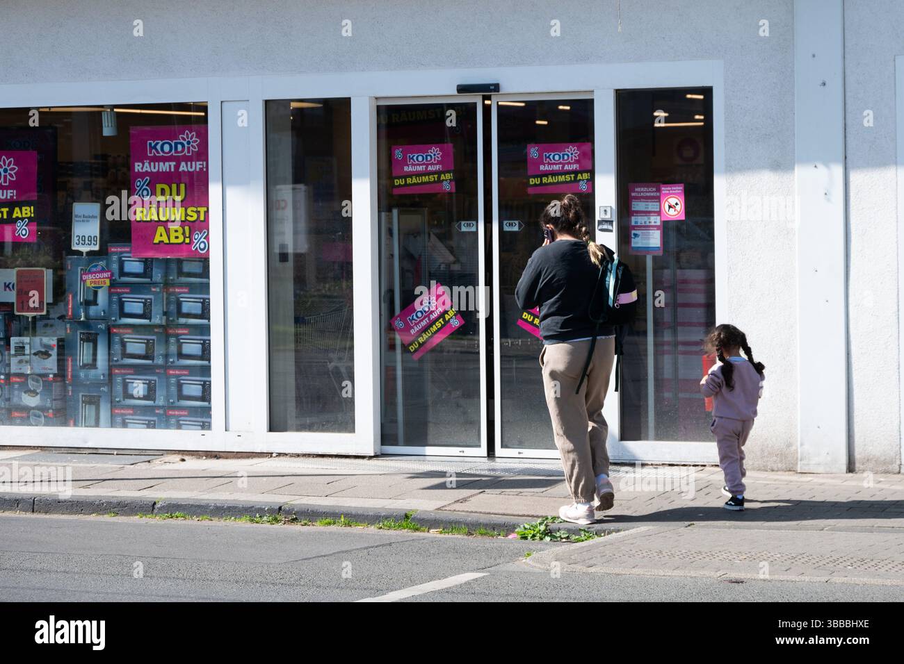 The Kodi store in Essen-Frintrop. The household goods company Kodi ...