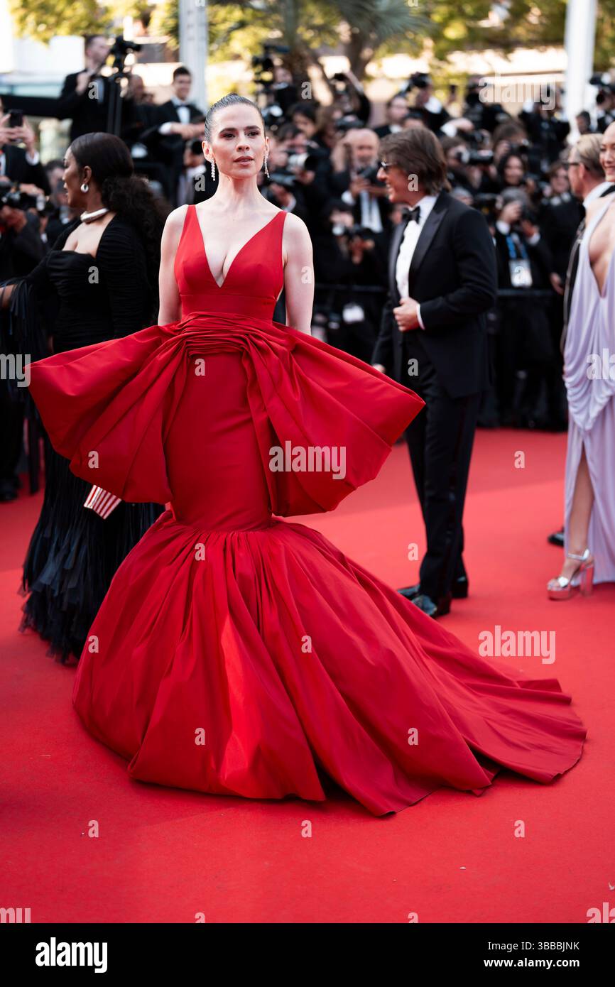 Hayley Atwell poses for photographers upon arrival at the premiere of ...