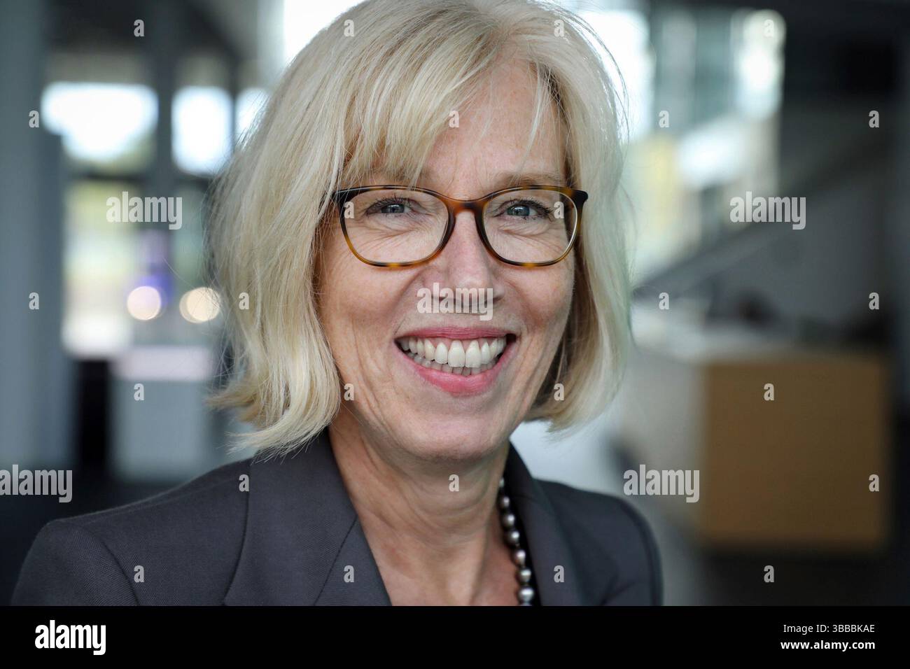 In this image released on Thursday, May 15, 2025, Elke Reichart, Member ...