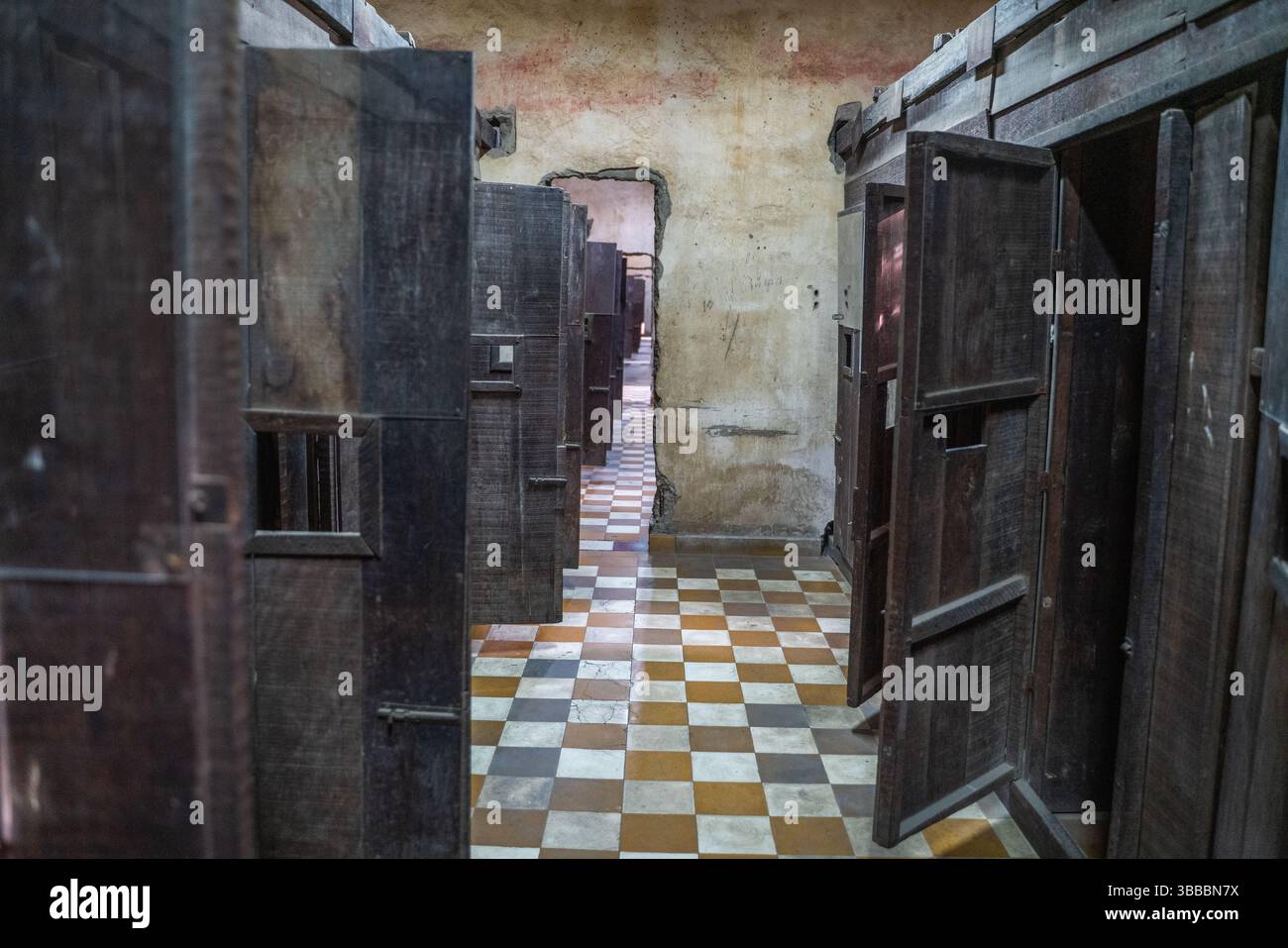 Phnom Penh, Cambodia – 16 April, 2025: A view of the Tuol Sleng ...