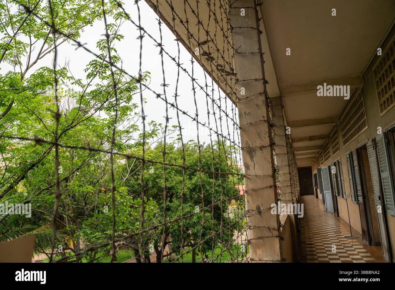 Phnom Penh, Cambodia – 16 April, 2025: A view of the Tuol Sleng ...
