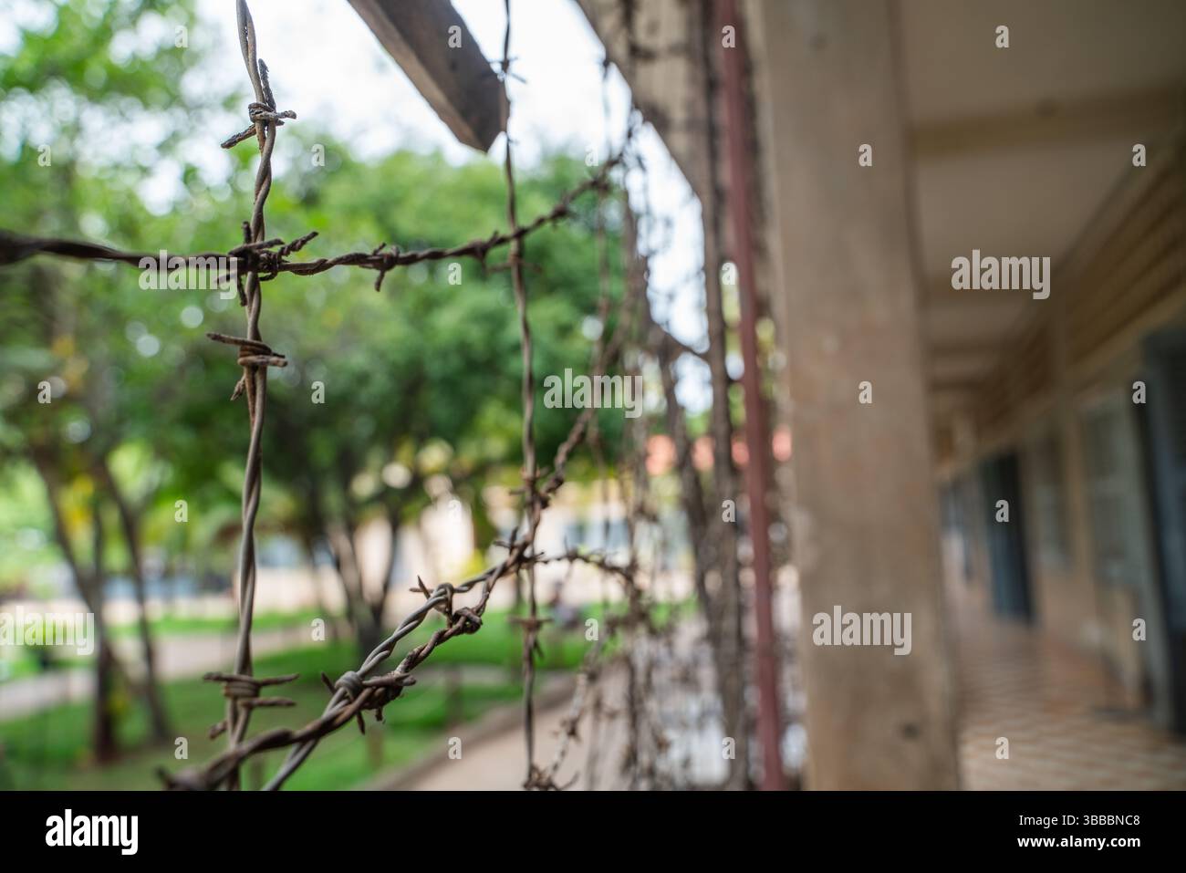 Phnom Penh, Cambodia – 16 April, 2025: A view of the Tuol Sleng ...