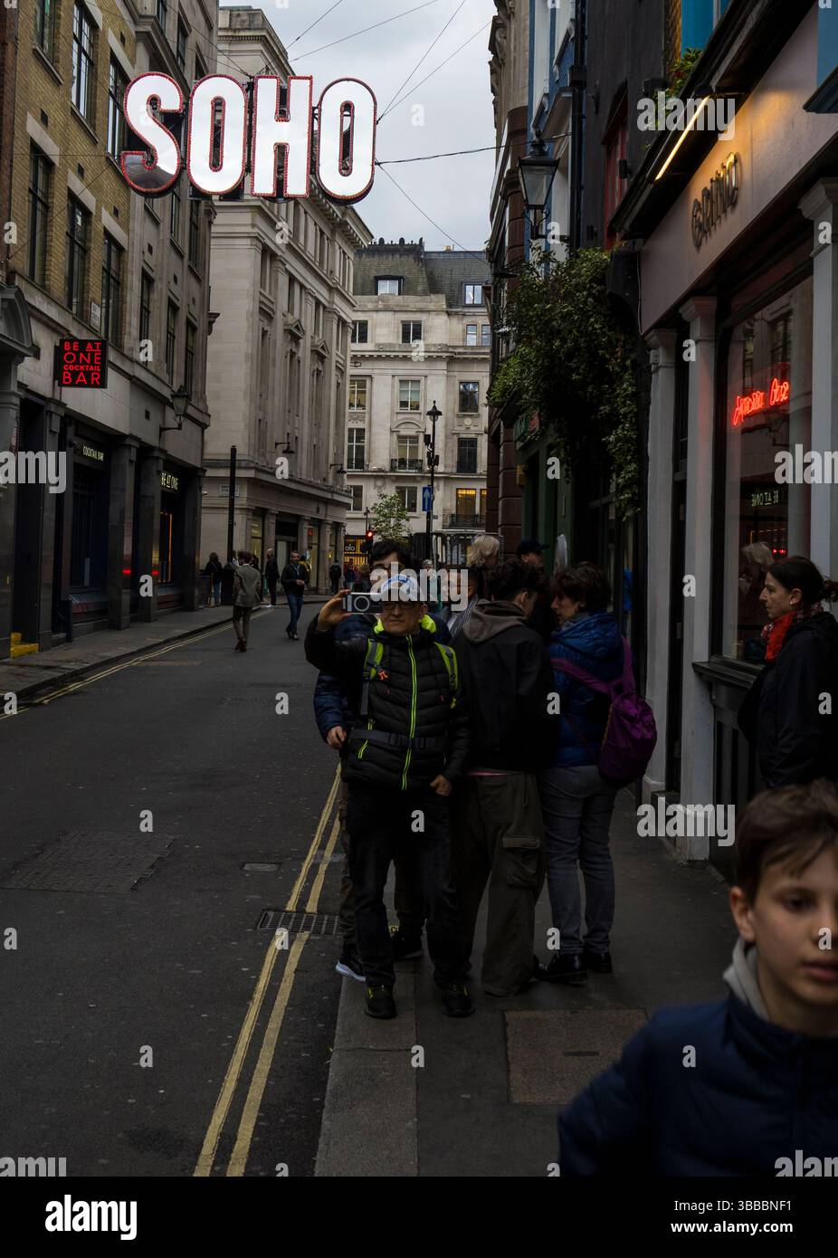 Soho Sign, Beak Street, Soho, Westminster, London, England, UK, GB ...