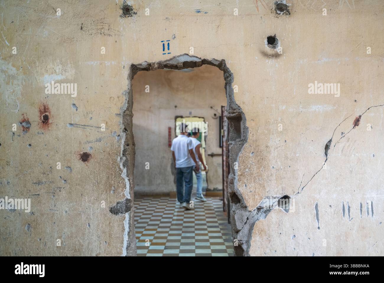 Phnom Penh, Cambodia – 16 April, 2025: A view of the Tuol Sleng ...