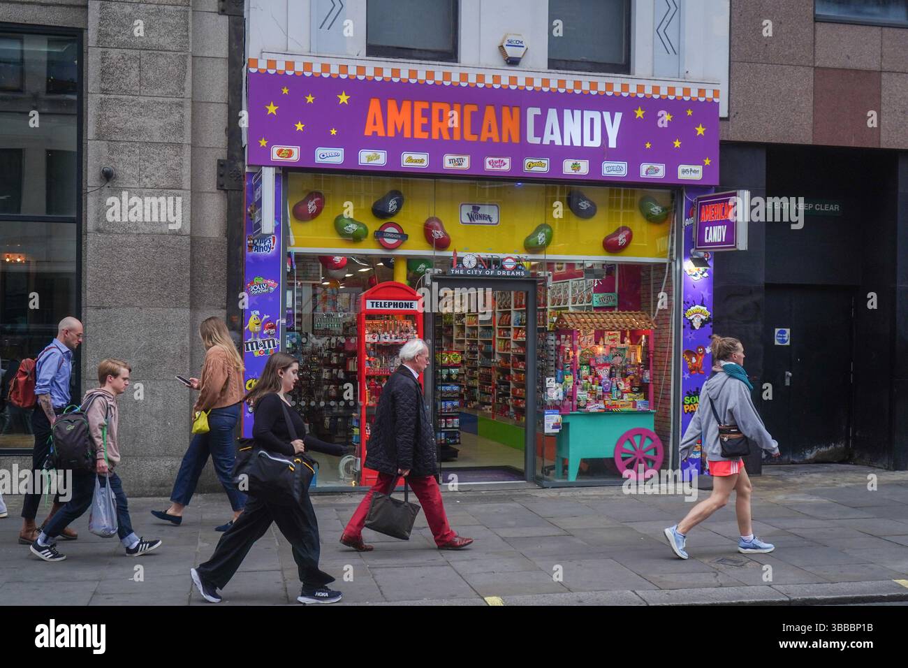 American candy storefront on The Strand, London, UK Stock Photo - Alamy