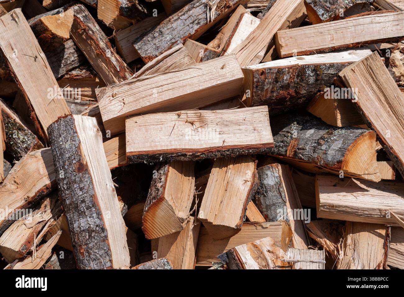 Maple wood logs cut split hi-res stock photography and images - Alamy