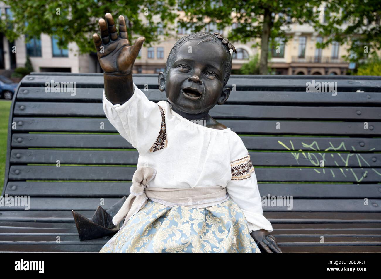 The statues of the founders of Kyiv - Kyi, Shchek, Khoryv and their ...