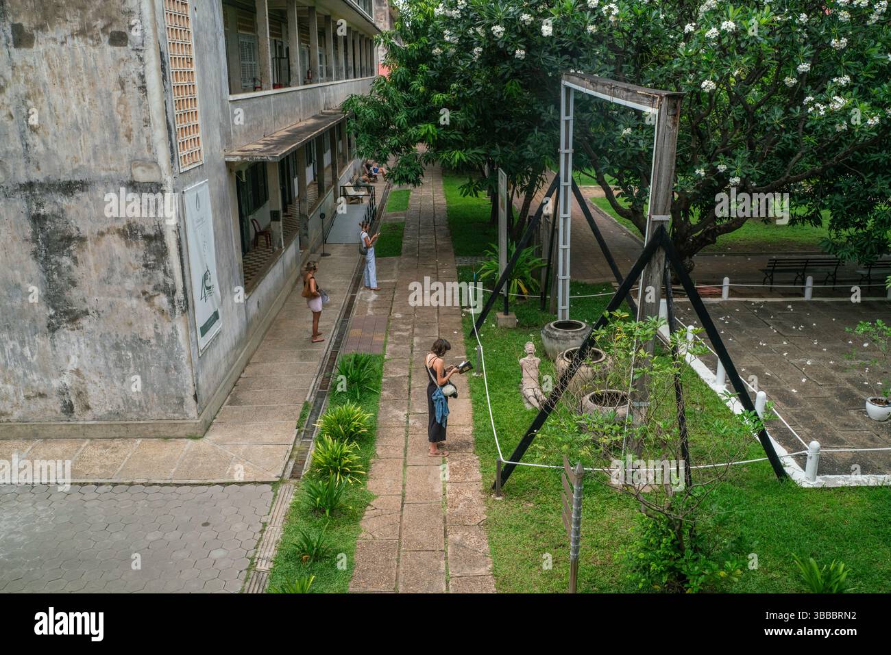 Phnom Penh, Cambodia – 16 April, 2025: A view of the Tuol Sleng ...