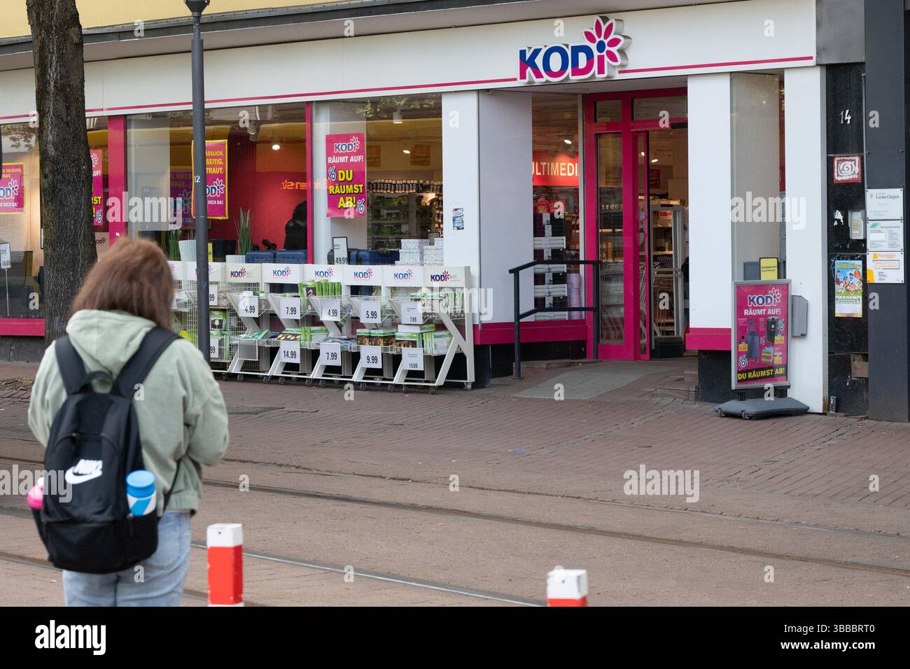 The Kodi store in Essen-Borbeck. The household goods company Kodi ...