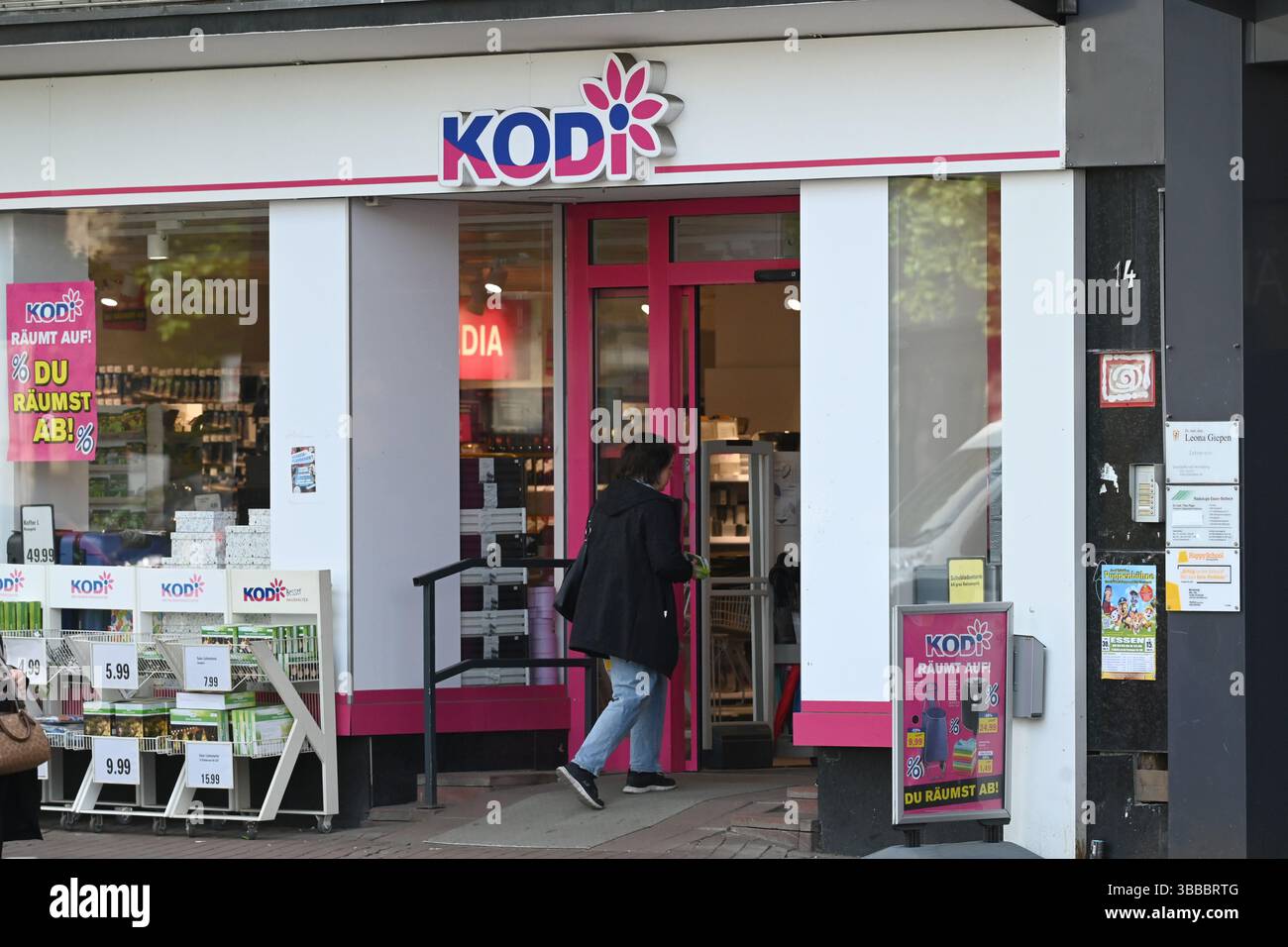 The Kodi store in Essen-Borbeck. The household goods company Kodi ...