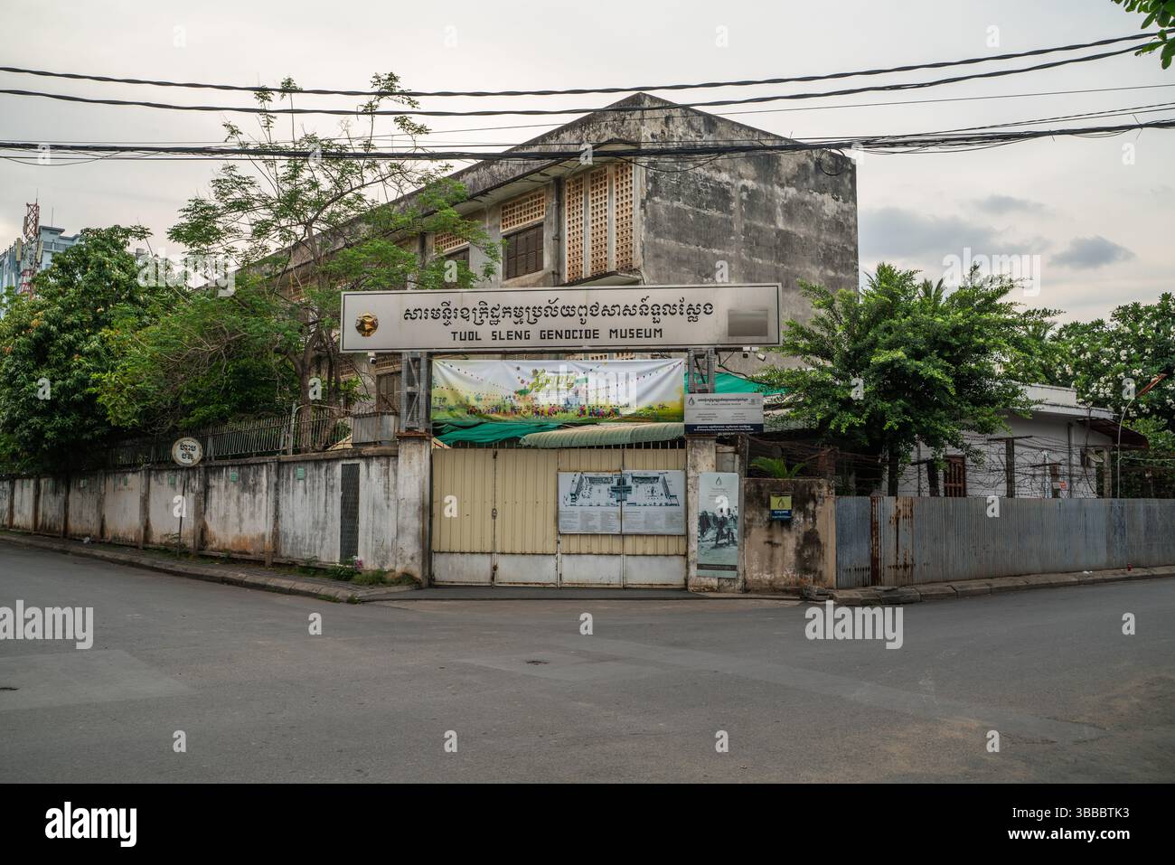 Phnom Penh, Cambodia – 16 April, 2025: A view of the Tuol Sleng ...
