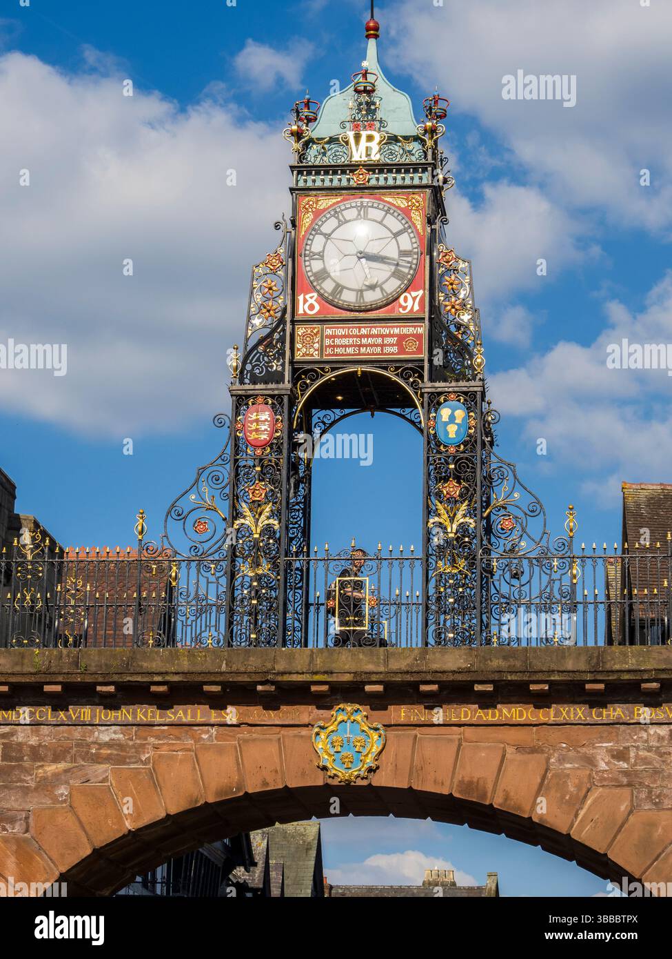 Eastgate Clock, Eastgate, City Walls, Chester, Cheshire, England, UK ...