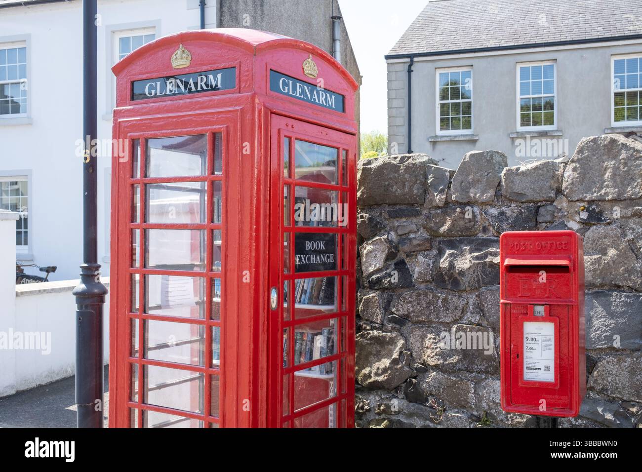 Glenarm, Northern Ireland - May 14th, 2025 - village Book Exchange ...