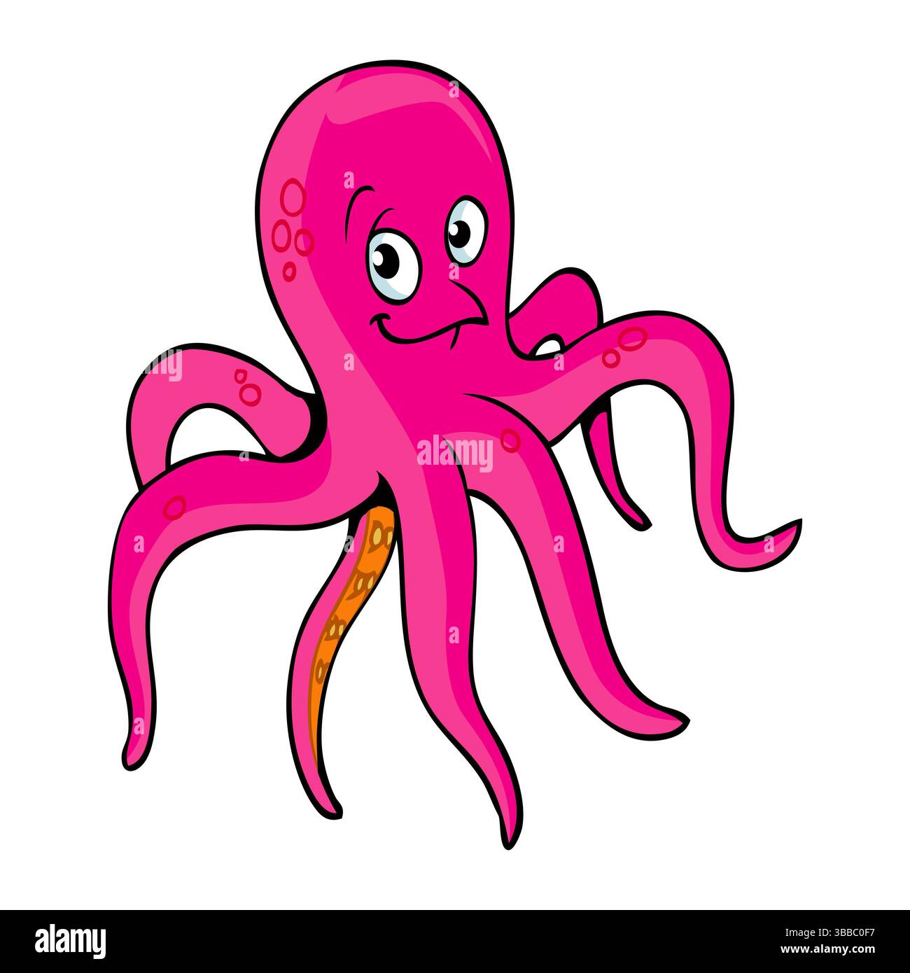 Octopus cartoon hi-res stock photography and images - Alamy